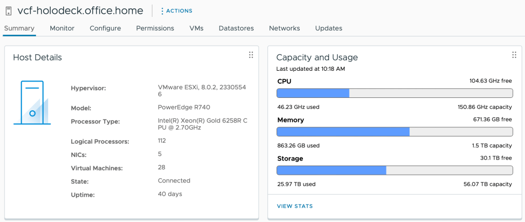 HomeLab Stage LXXII: Cloud Foundation - VCDX #181 Marc Huppert